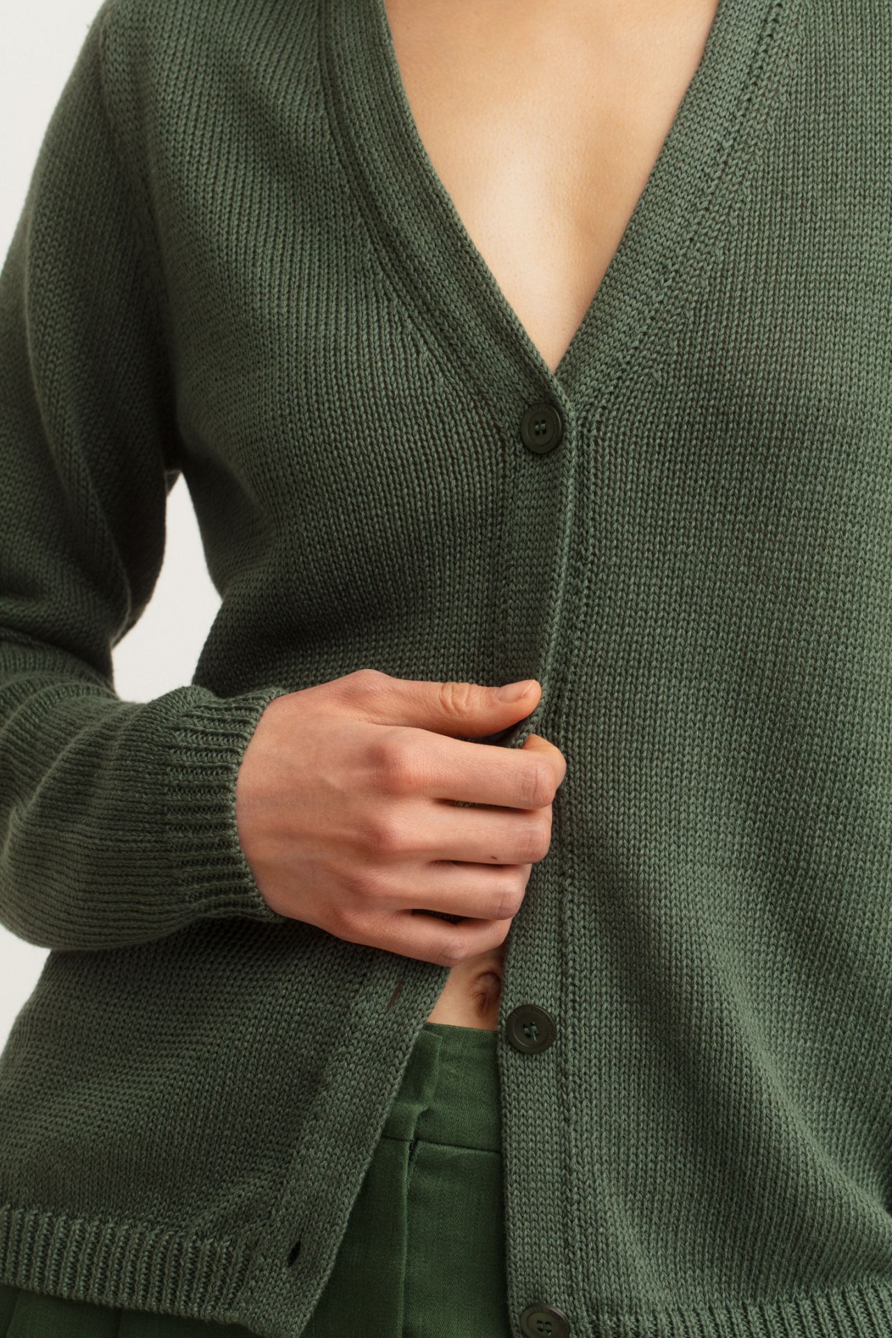 PAMINA | Linen-Cotton Cardigan